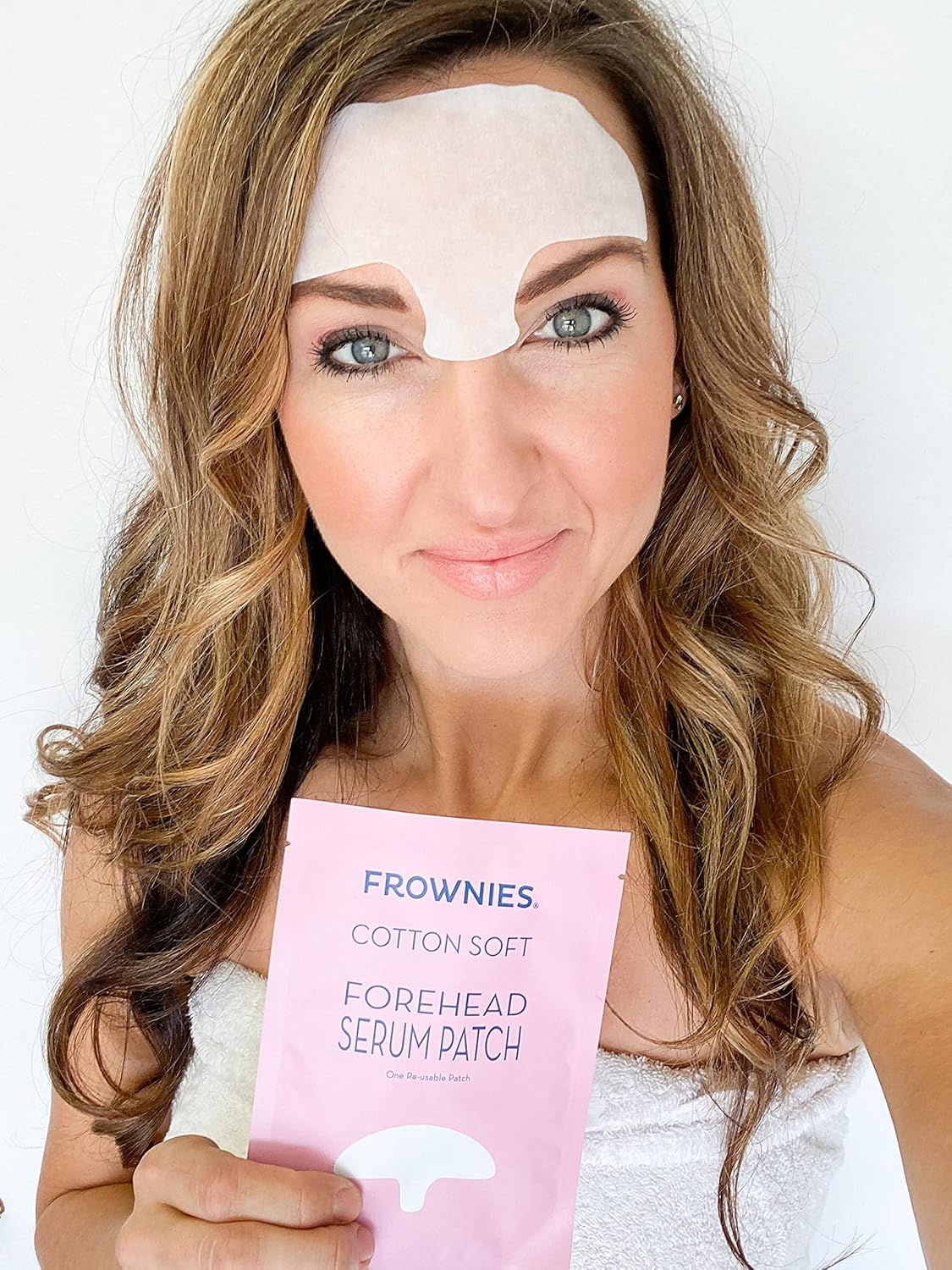 Amazon.com : Frownies Cotton Soft Forehead Serum Patch : Beauty ...