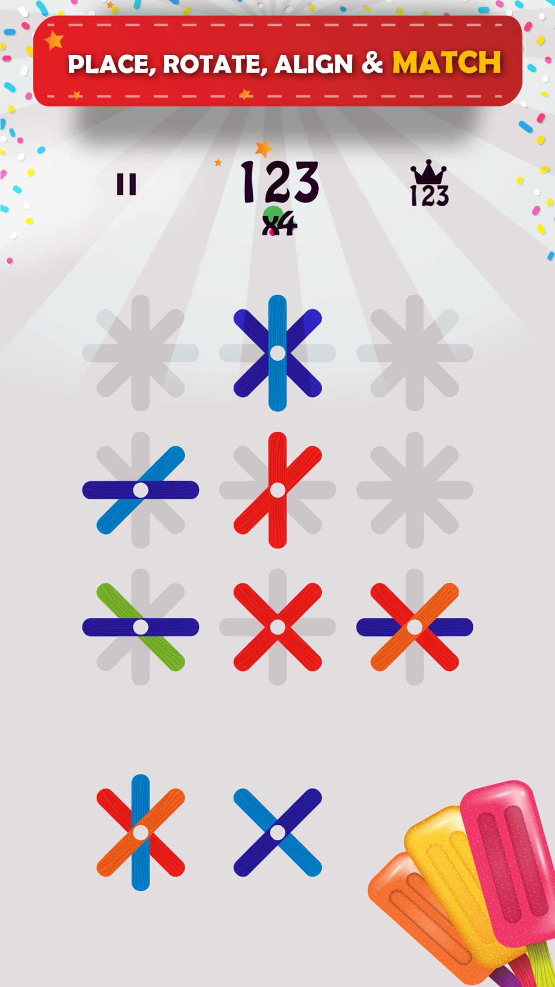 Popsicle Sticks Puzzle - Application sur Amazon Appstore