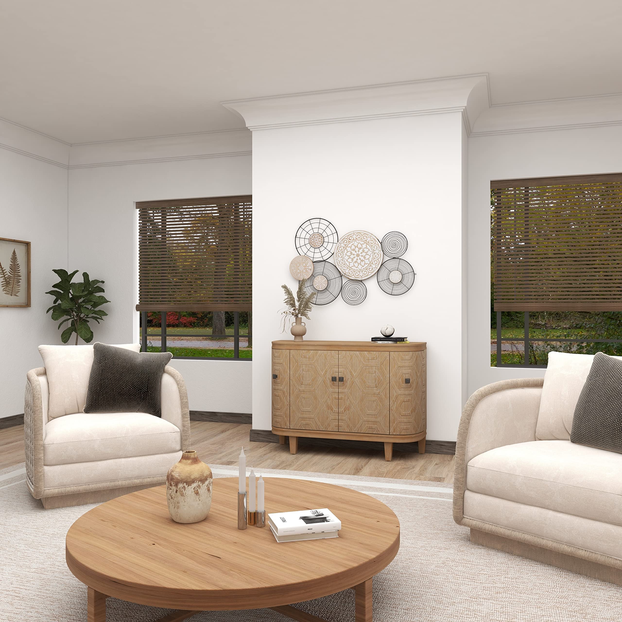 Deco 79 Wall Decor, 41" L x 25" W x 28" H, Black