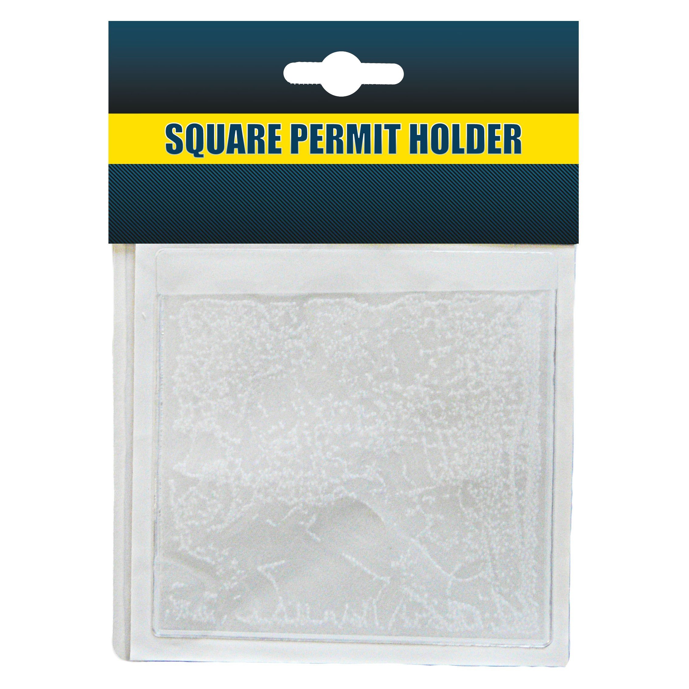 XtremeAuto® Square Car/Van/Lorry Permit Holder Work Carpark Pass ...