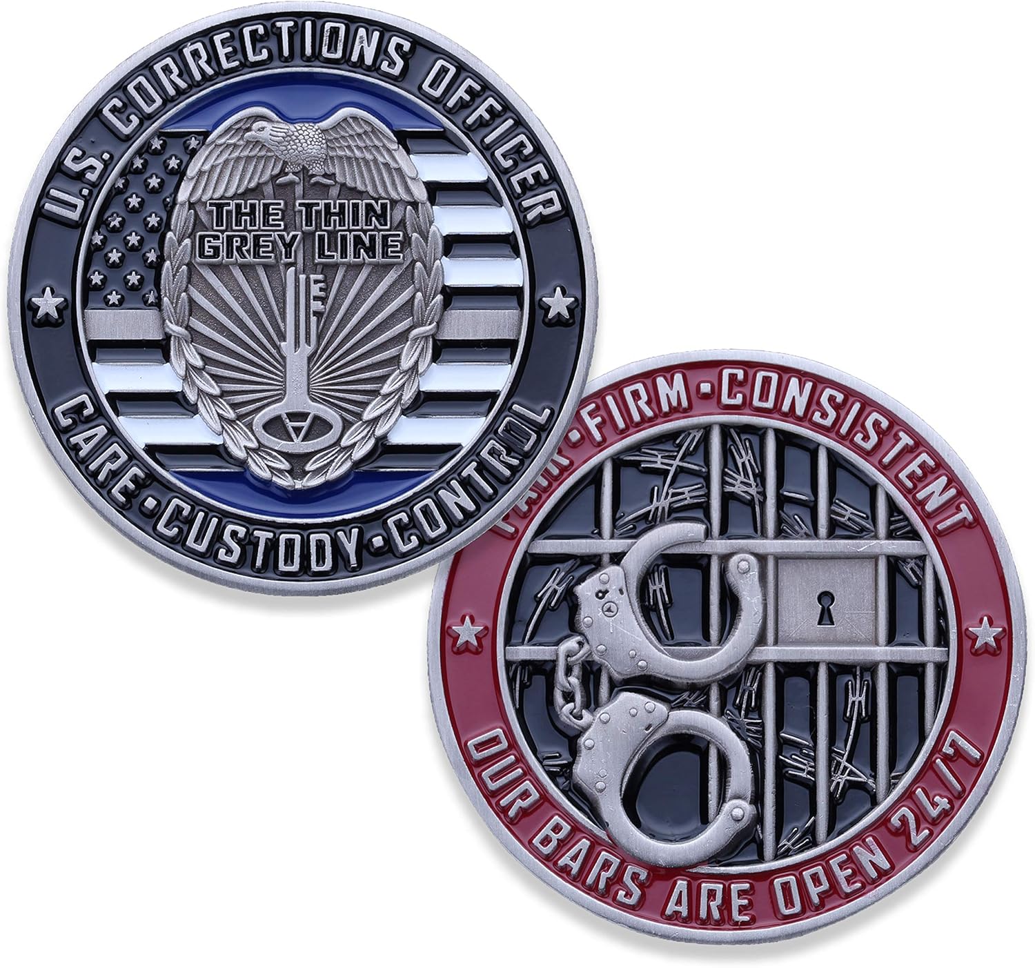 Amazon.com: Corrections Officer Challenge Coin - U.S. Department of ...