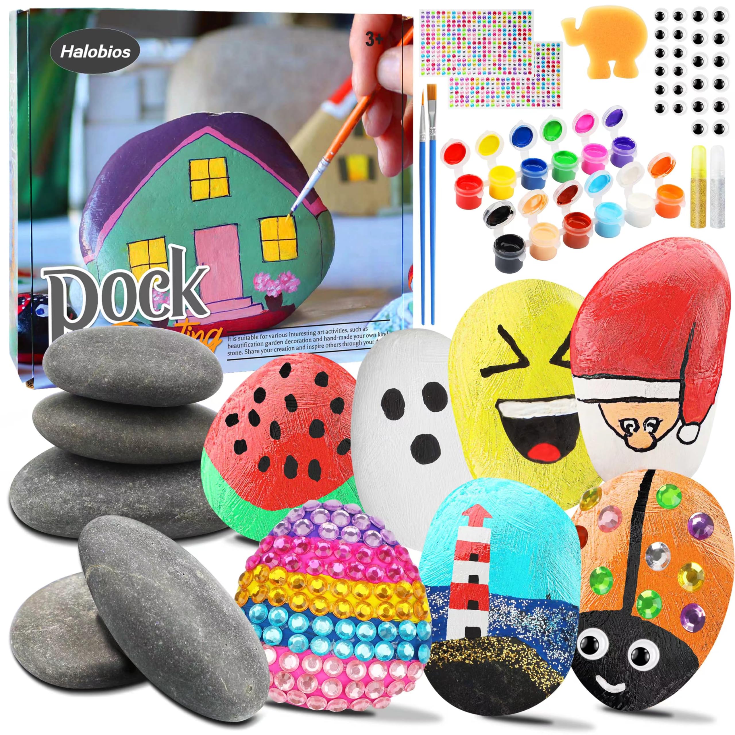 Simple Designs To Paint On Rocks