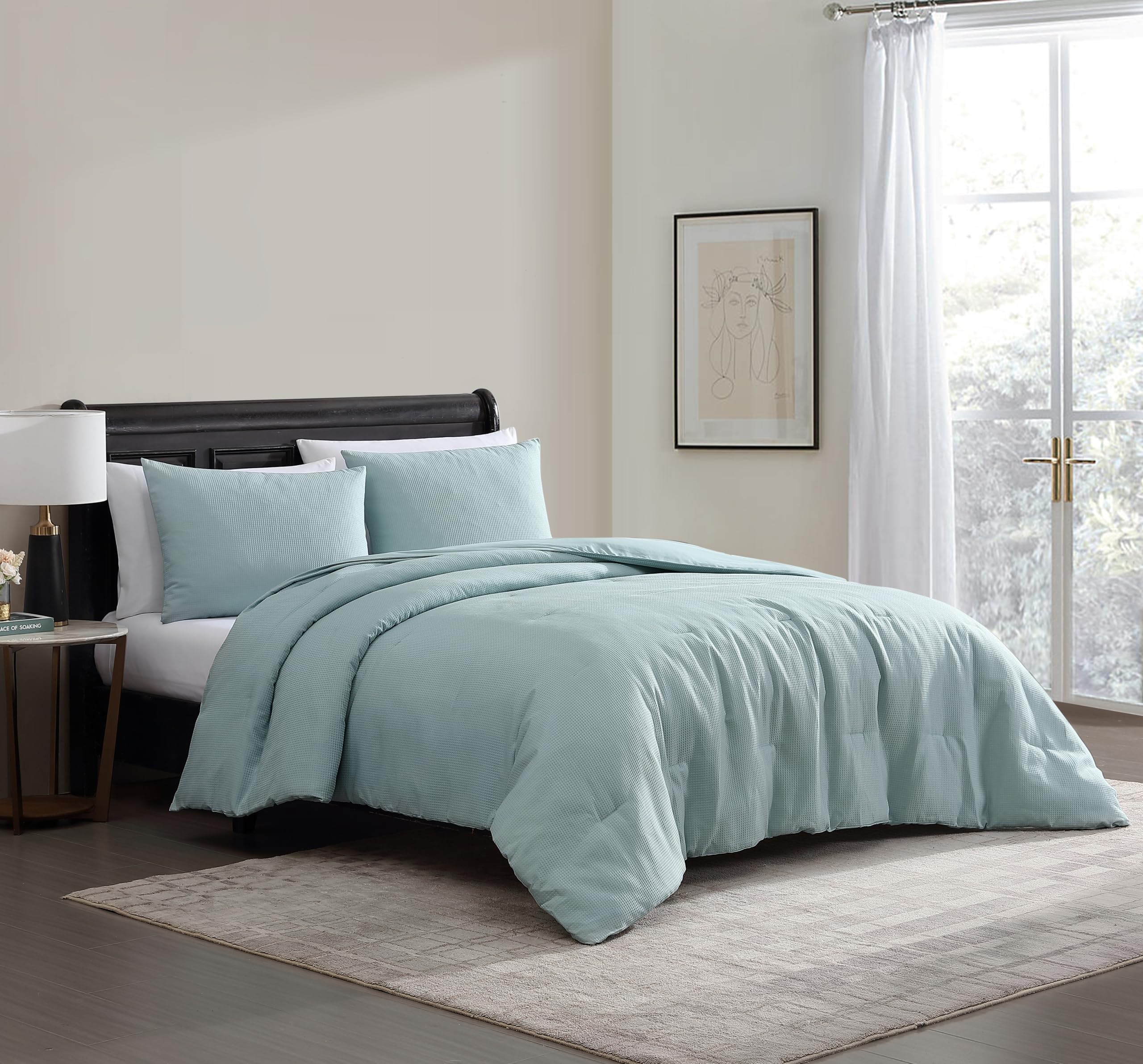 Amazon.com: 1888 Mills True Comfort Waffle Comforter Set, Twin/Twin XL ...