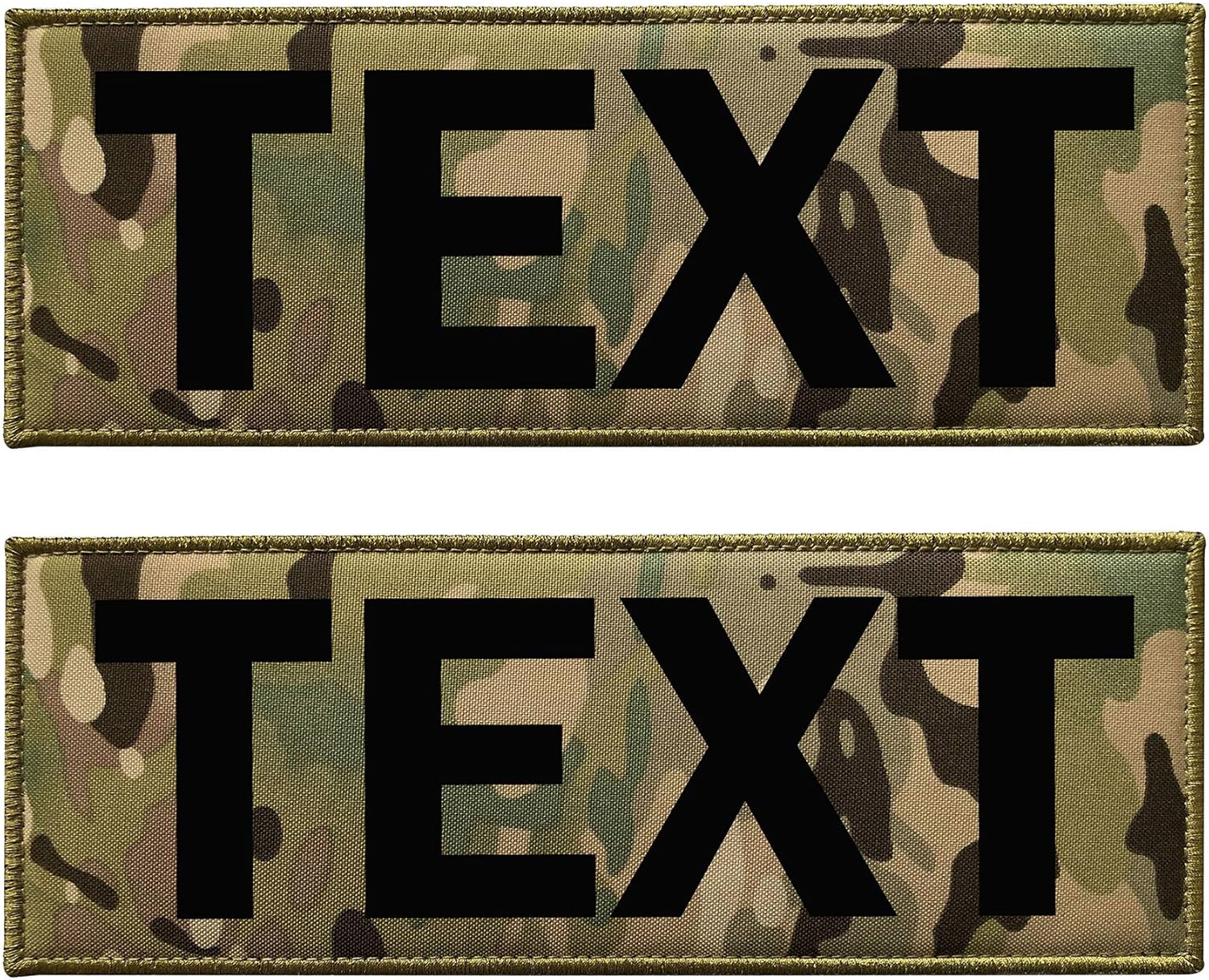 Amazon.com: SUVIYA 2 Pack Custom Tactical ID Patch with Hook Backing ...