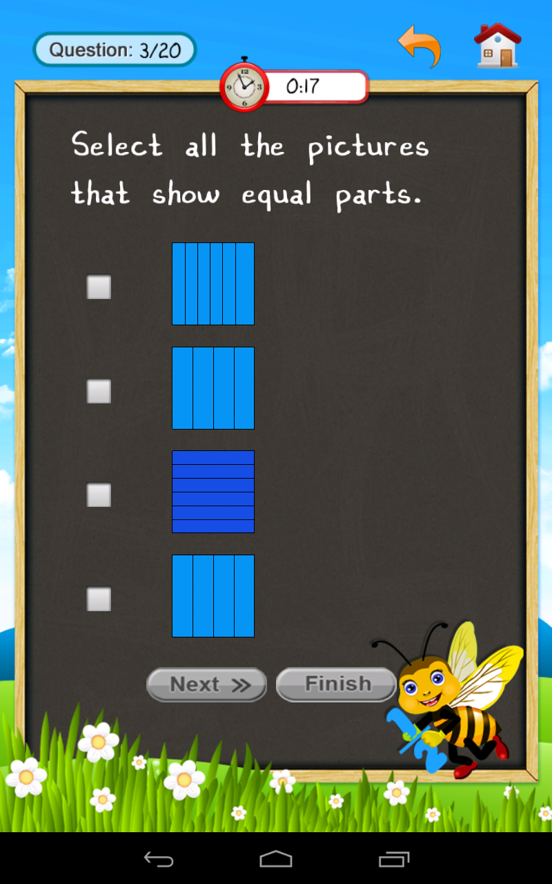 Fractions for the 2nd grade - App on Amazon Appstore