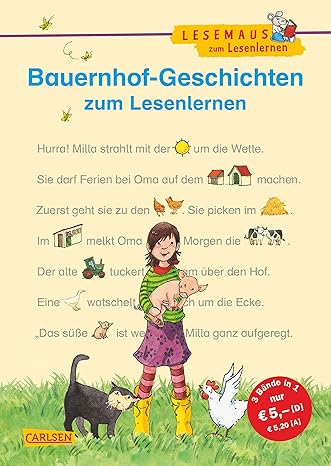 Bauernhof-Geschichten zum Lesenlernen: Bild-Wörter-Geschichten – mit ...