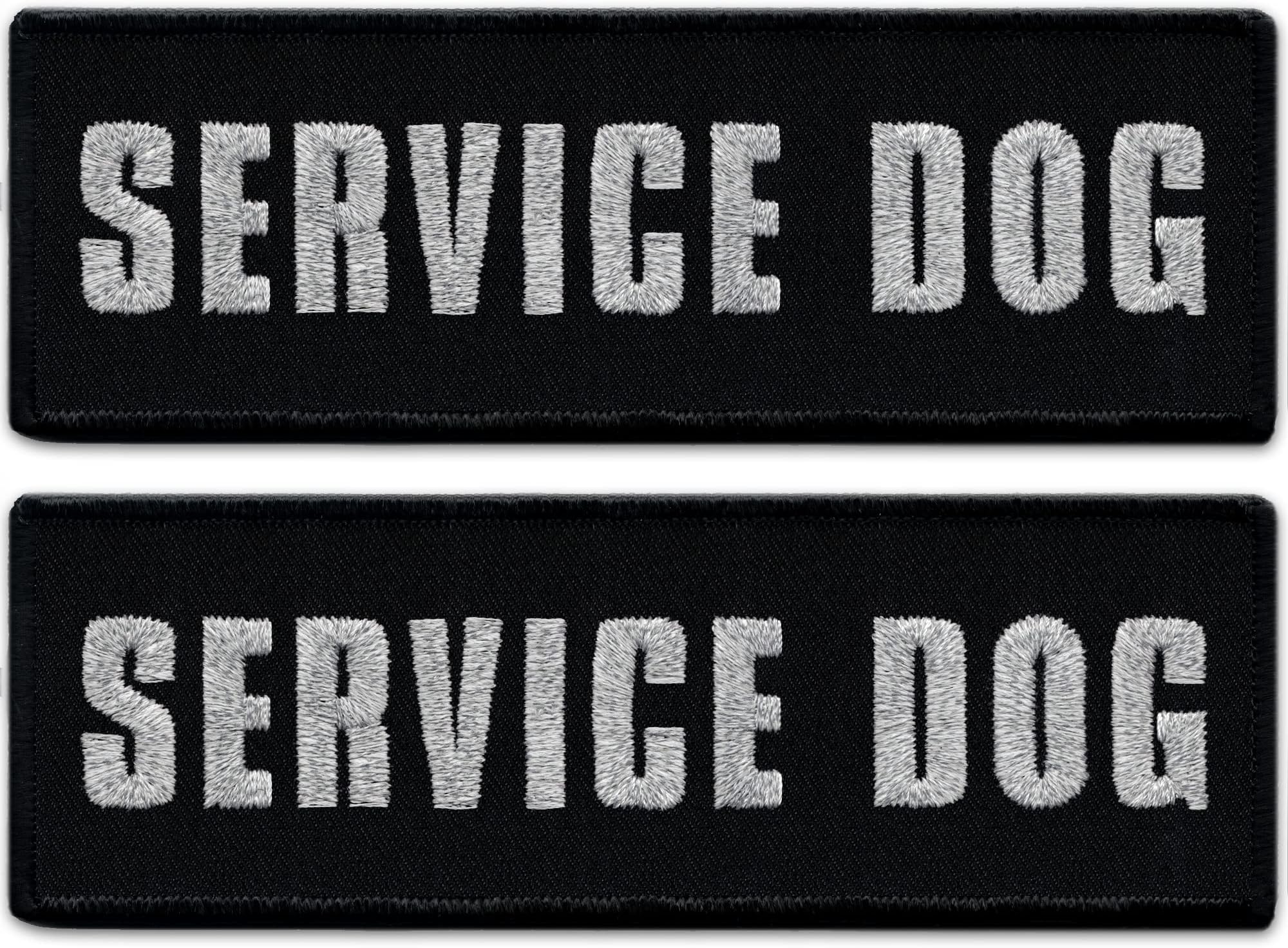 Amazon.com: 2PCS Highly Reflective Service Dog Patch with Hook and Loop ...