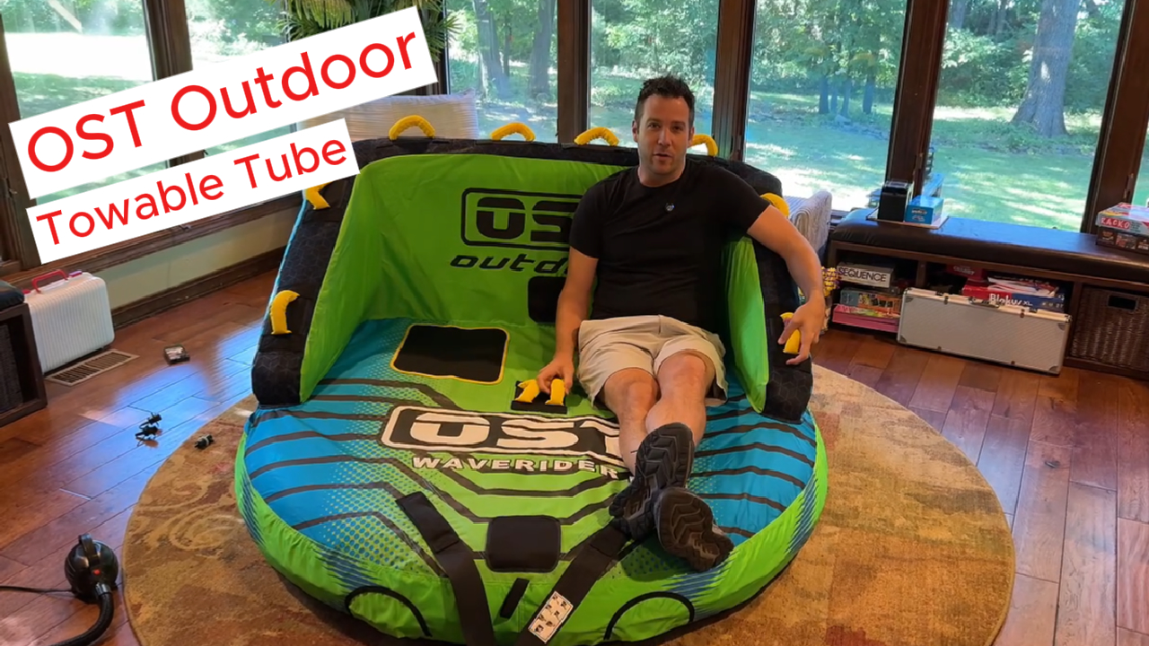 Watch OST Outdoor Towable Tube Sofa Style Dual Tow on Amazon Live