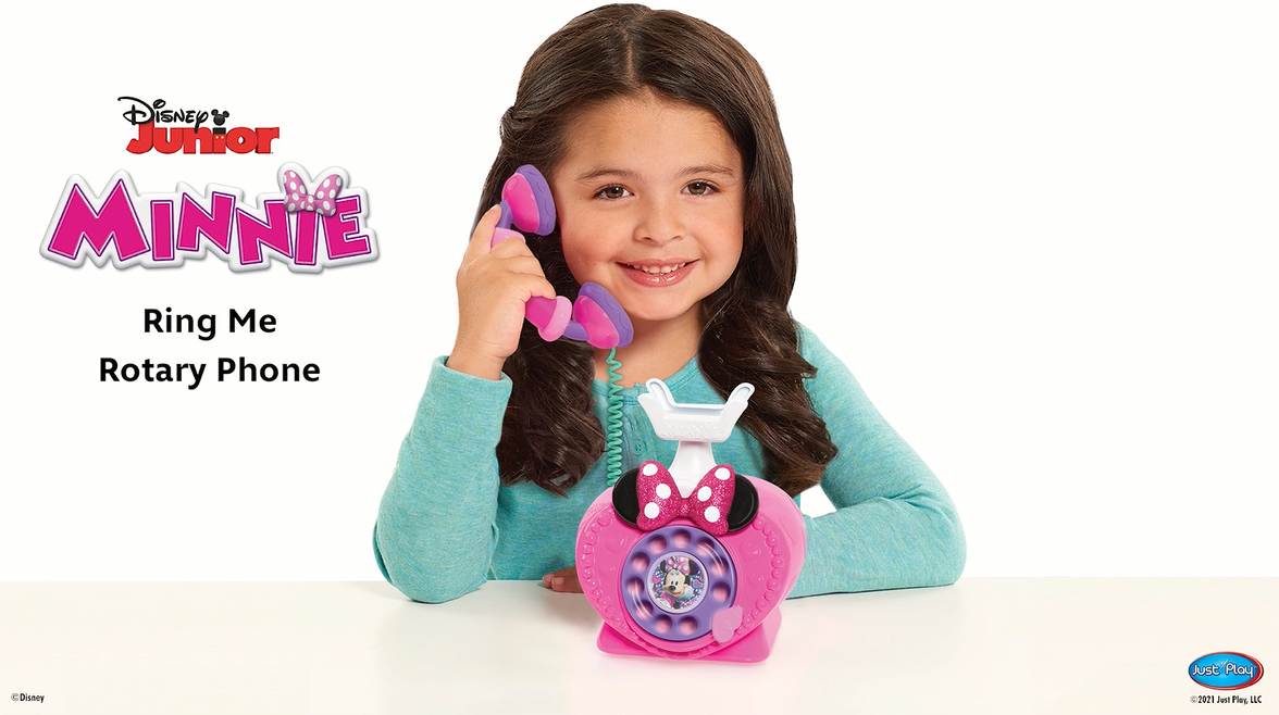 Snapklik.com : Disney Junior Minnie Mouse Ring Me Rotary Pretend Play Phone
