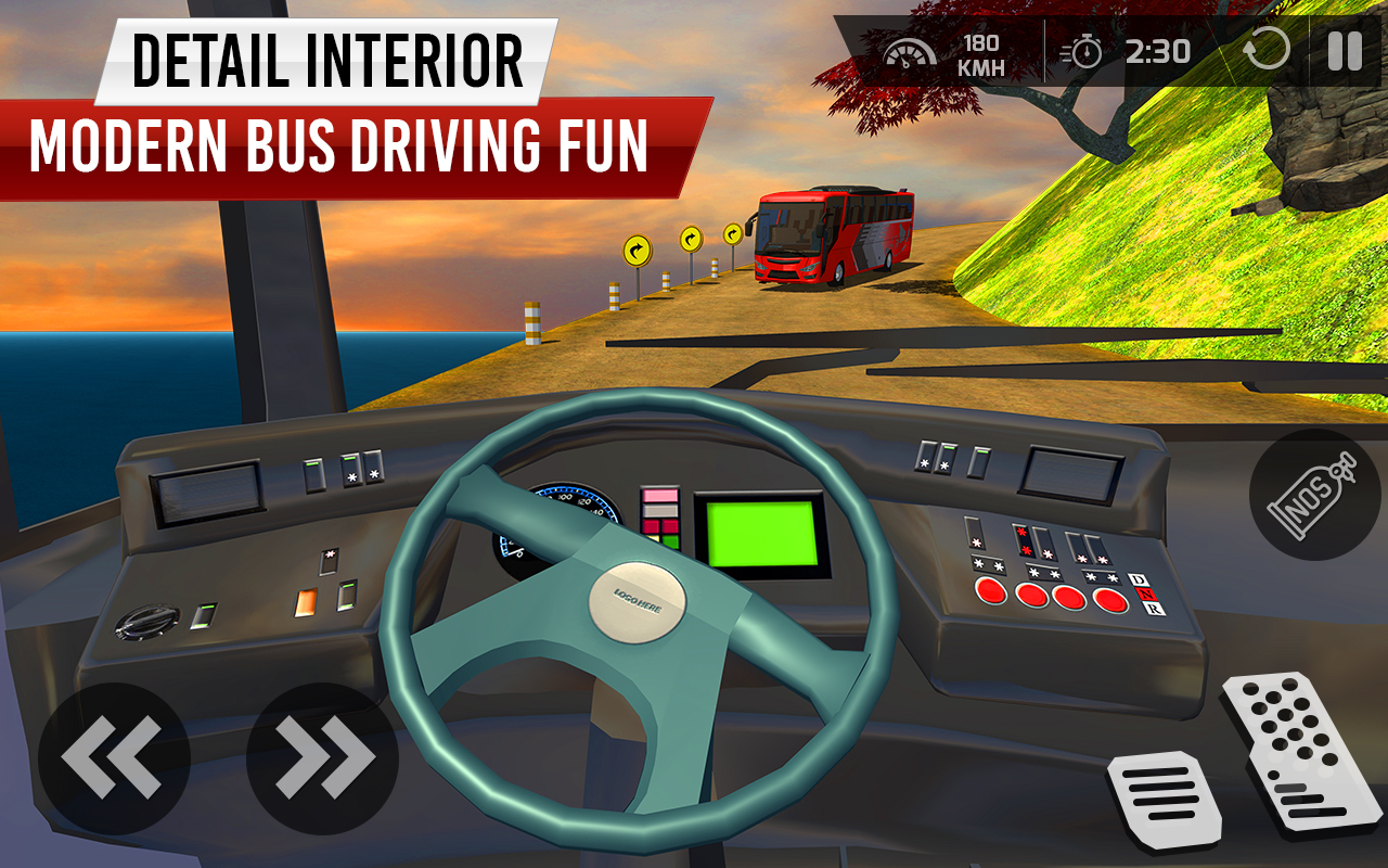 Public Transport Bus Driving Simulator Euro Coach: Offroad Drive Bus ...