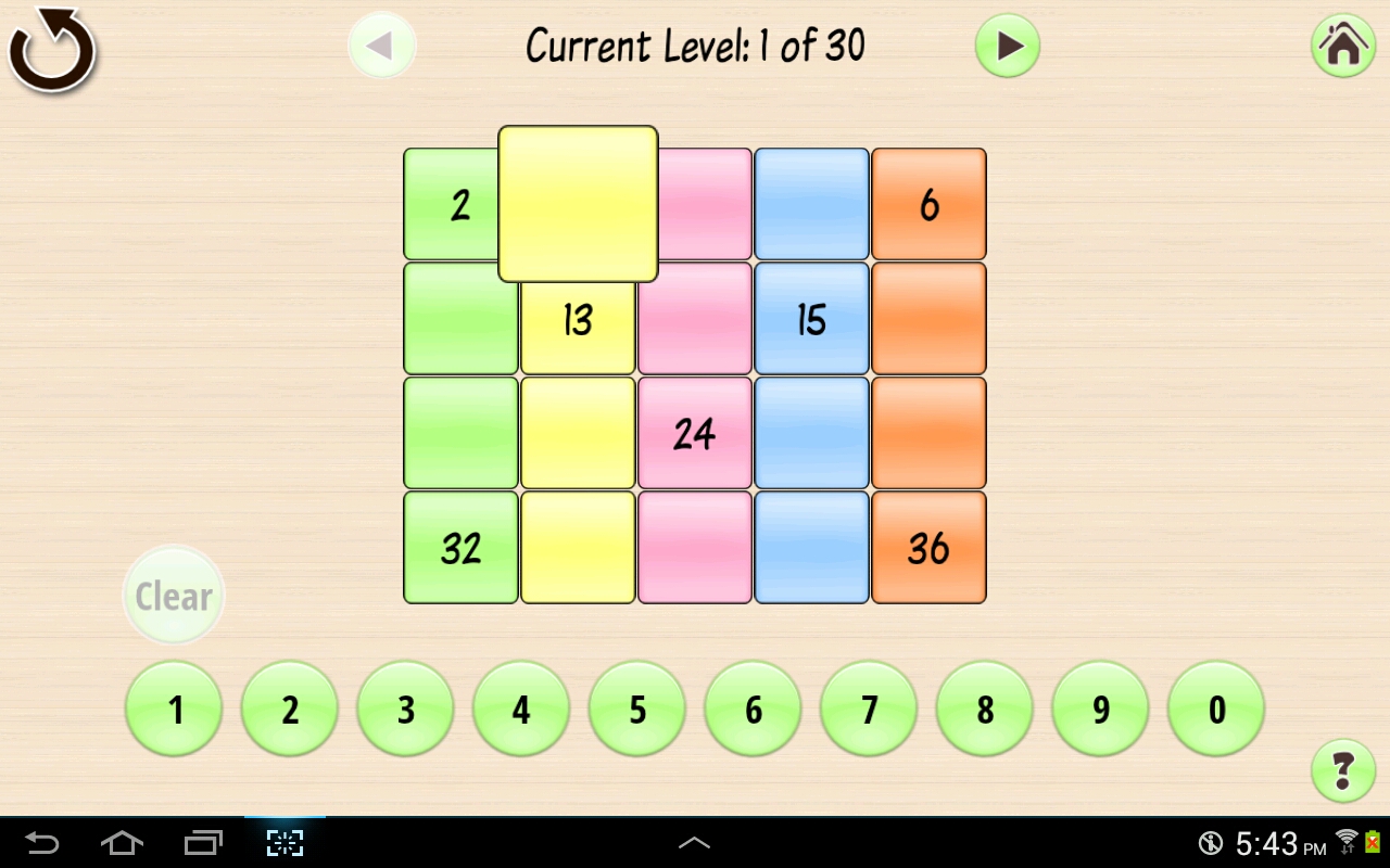 Simply Number Grid, base 10 kids math - App on Amazon Appstore