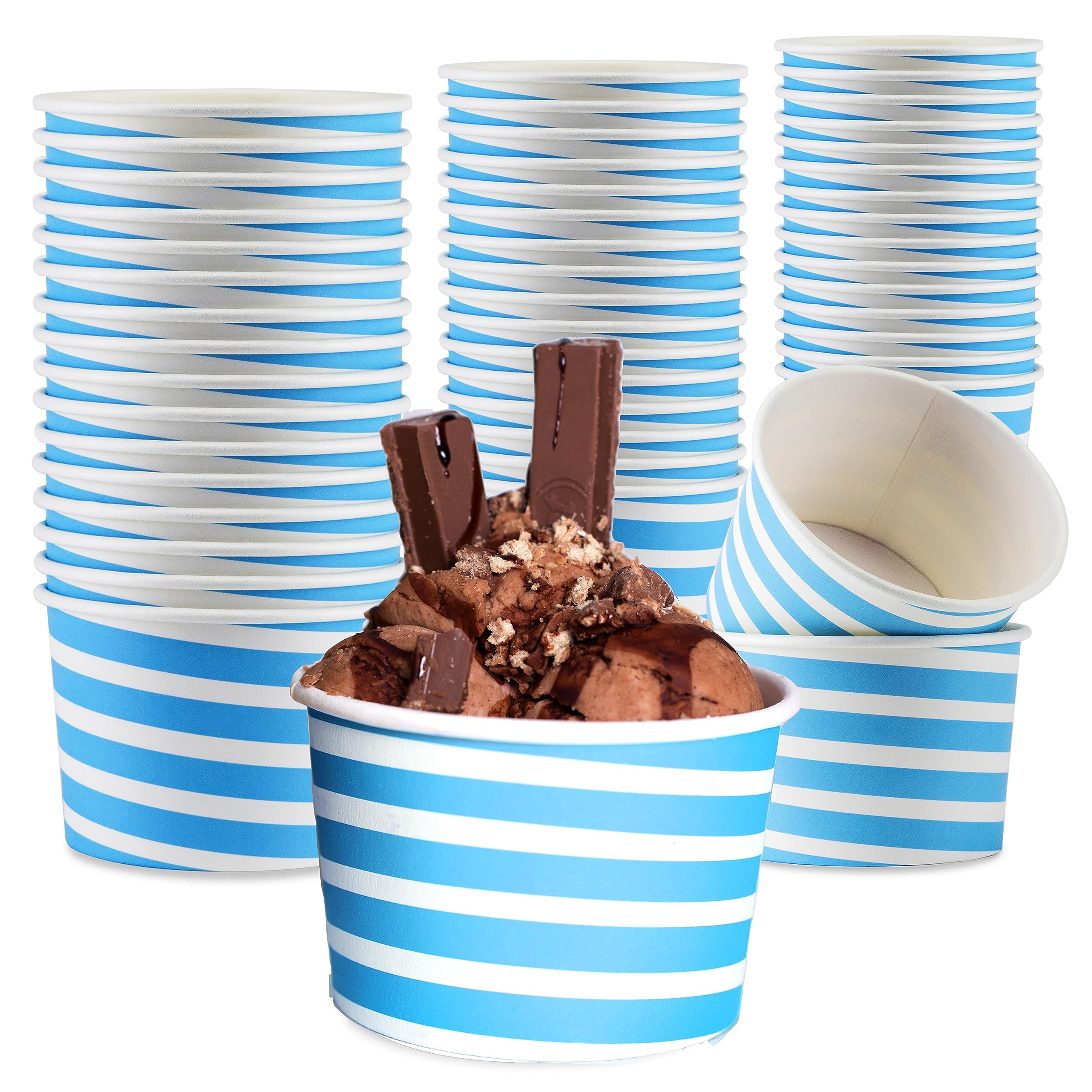 Amazon.com: TYPTOP Ice Cream Bar and snack cups - Disposable Ice Cream ...