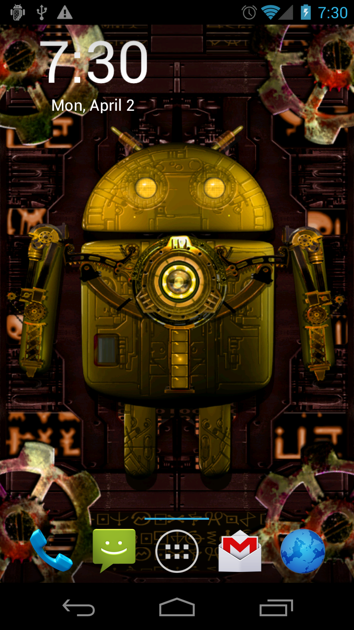 Steampunk Droid Live Wallpaper - App on Amazon Appstore