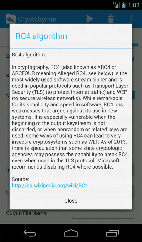 CryptoSymm (Cipher) - App on Amazon Appstore