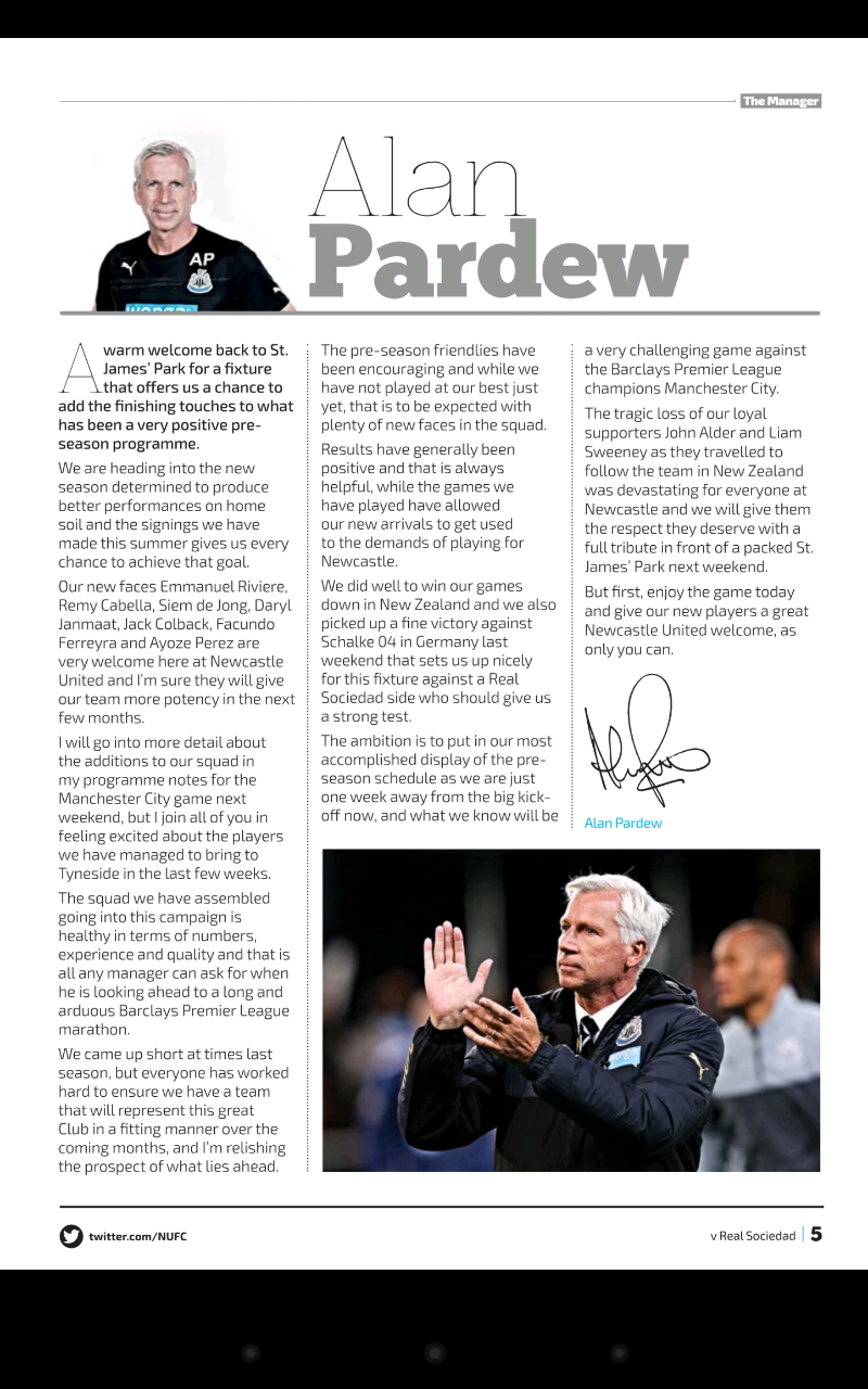 Newcastle Utd Matchday Programmes - App on Amazon Appstore