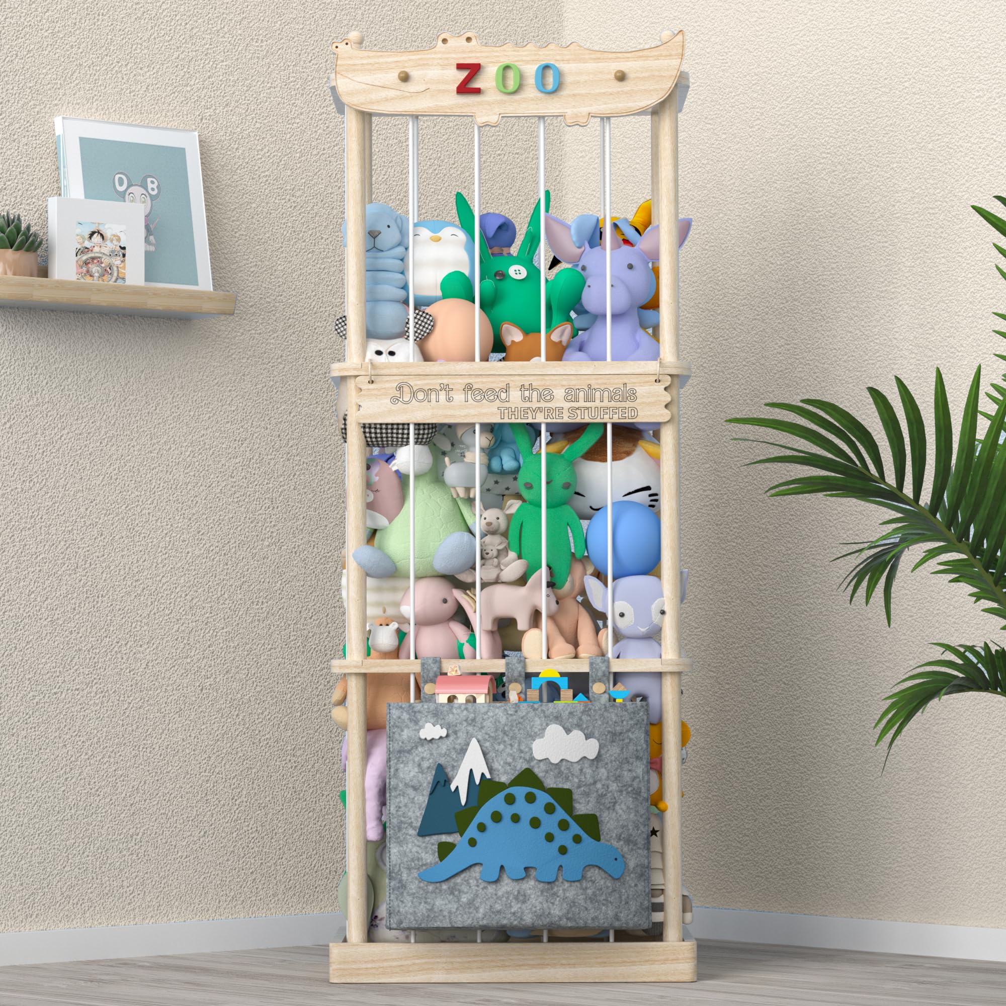 Amazon.com: Tdymzdw Stuffed Animal Storage Toy Storage Organizer ...