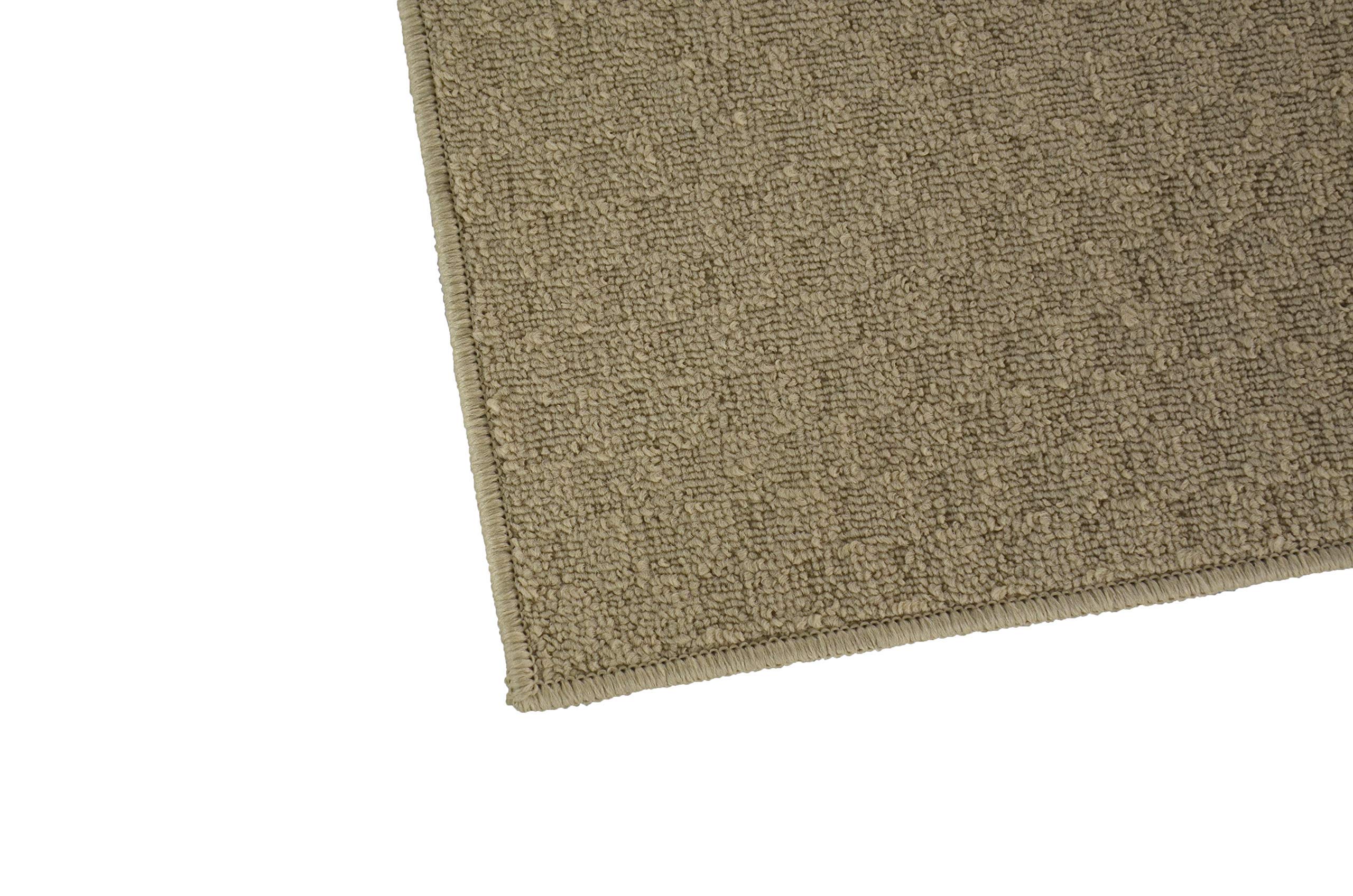 Garland Rug Town Square Rug, 2-Feet by 5-Feet, Tan