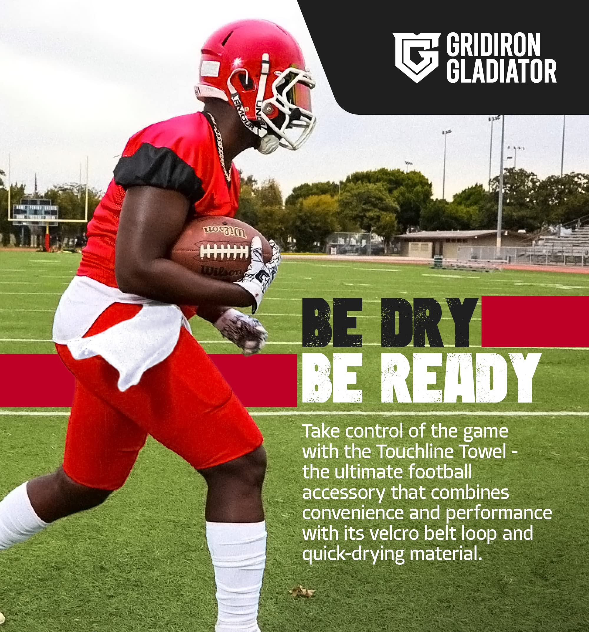 Snapklik.com : Gridiron Gladiator White Football Towel Quarterback