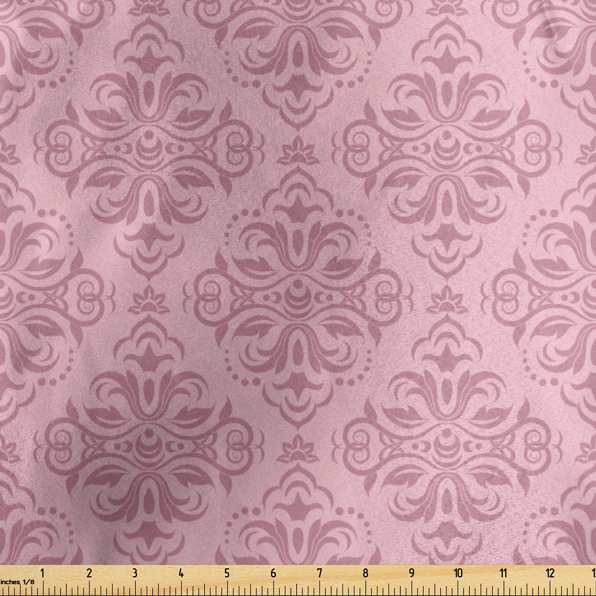 Baby Pink Damask Pattern