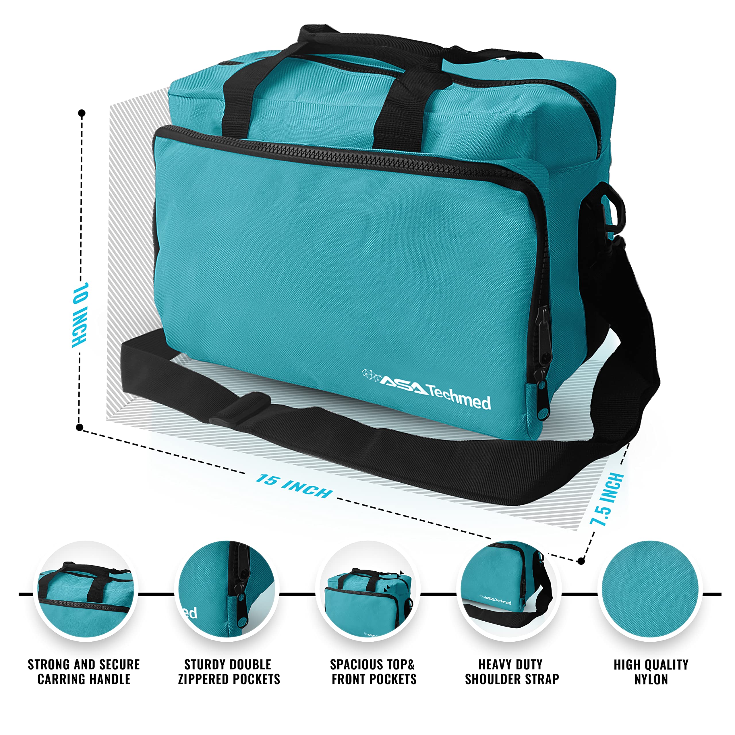Snapklik.com : ASA TECHMED Nurse Bag For Medical Equipment, Nurse ...