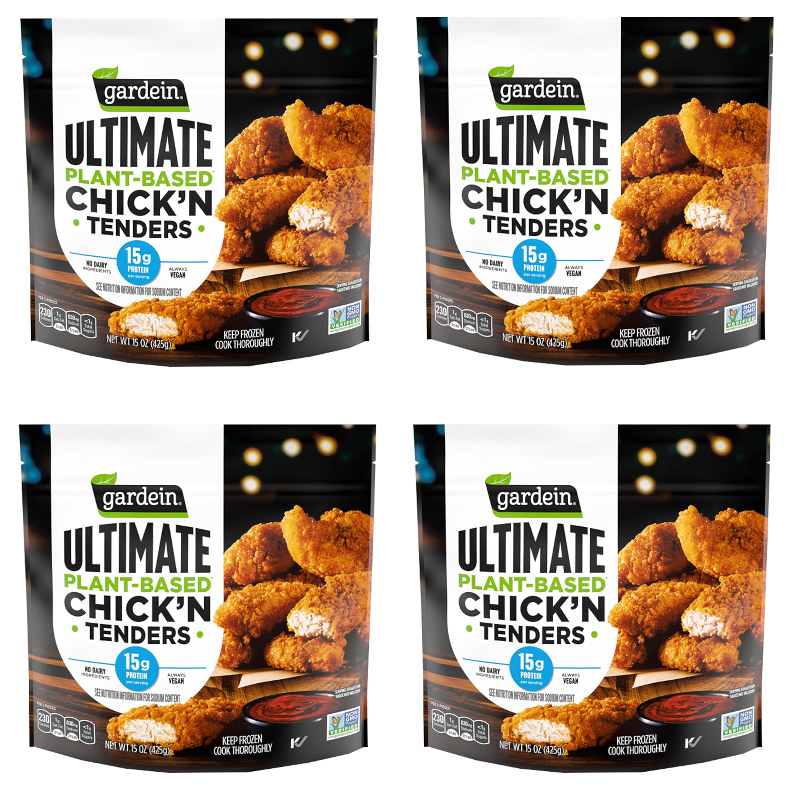 Amazon.com: Gardein Chick'n Tenders Plant-Based Ultimate - No Dairy ...