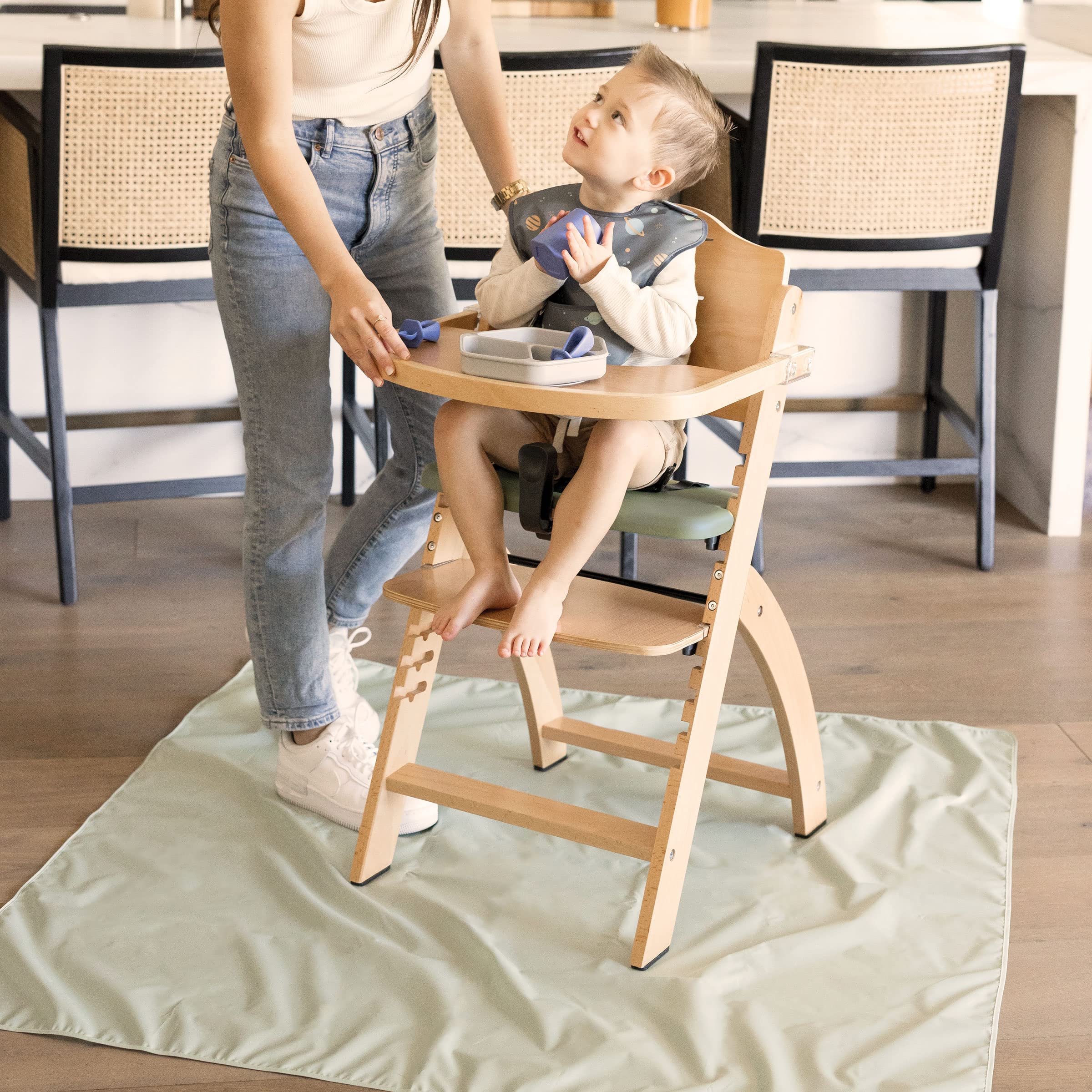 Snapklik.com : Tiny Twinkle Mess-Proof Splat Mats For Under High Chairs Or Table Cover Art ...