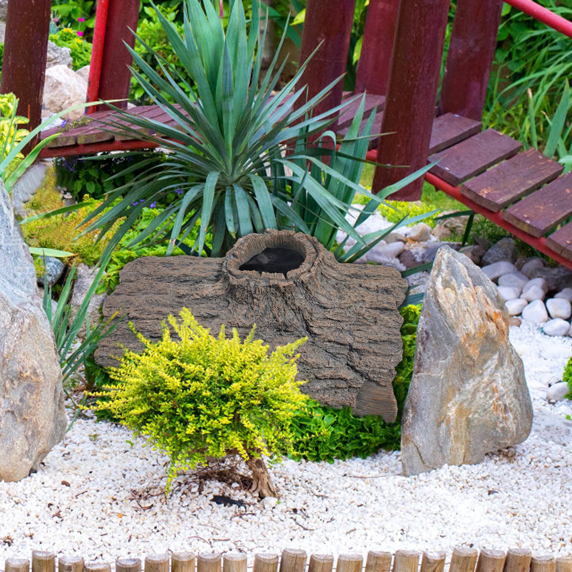 Faux Fish Pond Stone Small Fish Pond Designed Artificial Waterfall