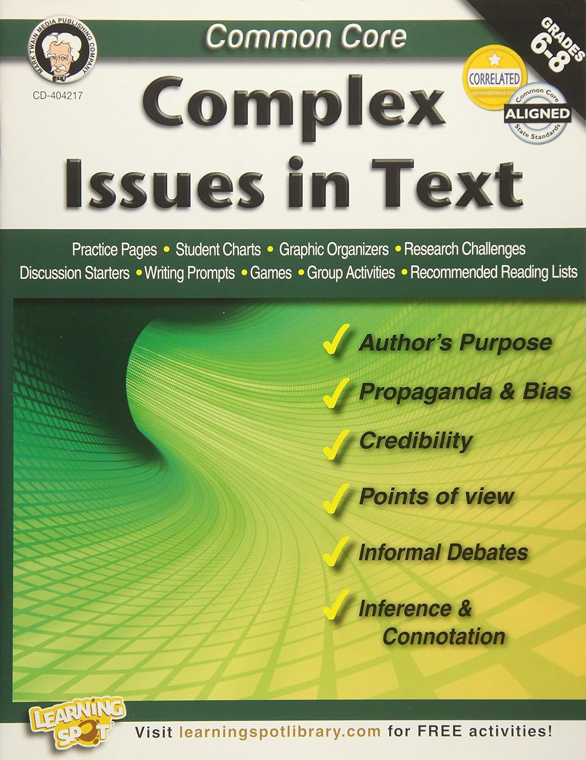 Amazon.com: Common Core: Complex Issues in Text: 9781622234660 ...