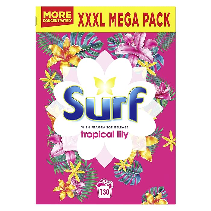 Buy Surf Tropical Lily for fabric care Laundry Powder for brilliantly ...