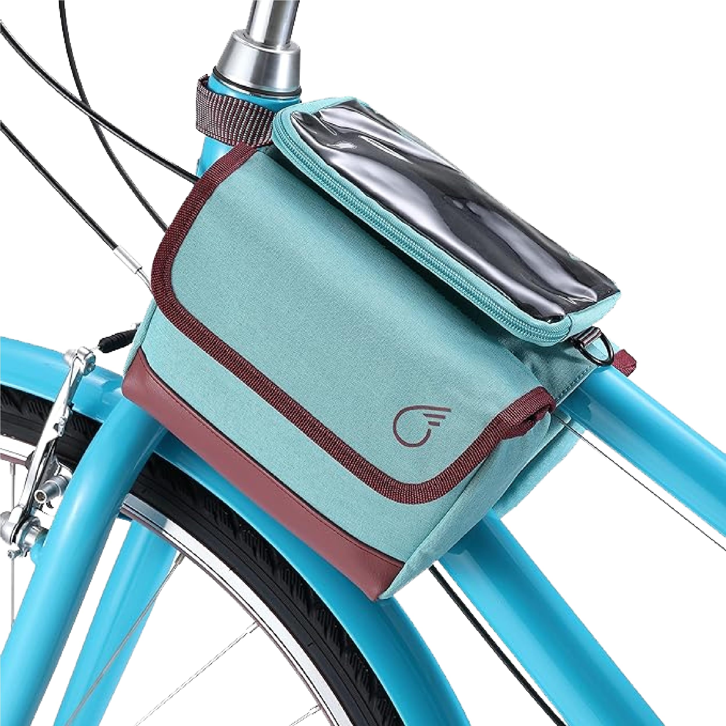 Snapklik.com : Sixthreezero Frame Mount Bike Bag, Bicycle Top Tube Pouch