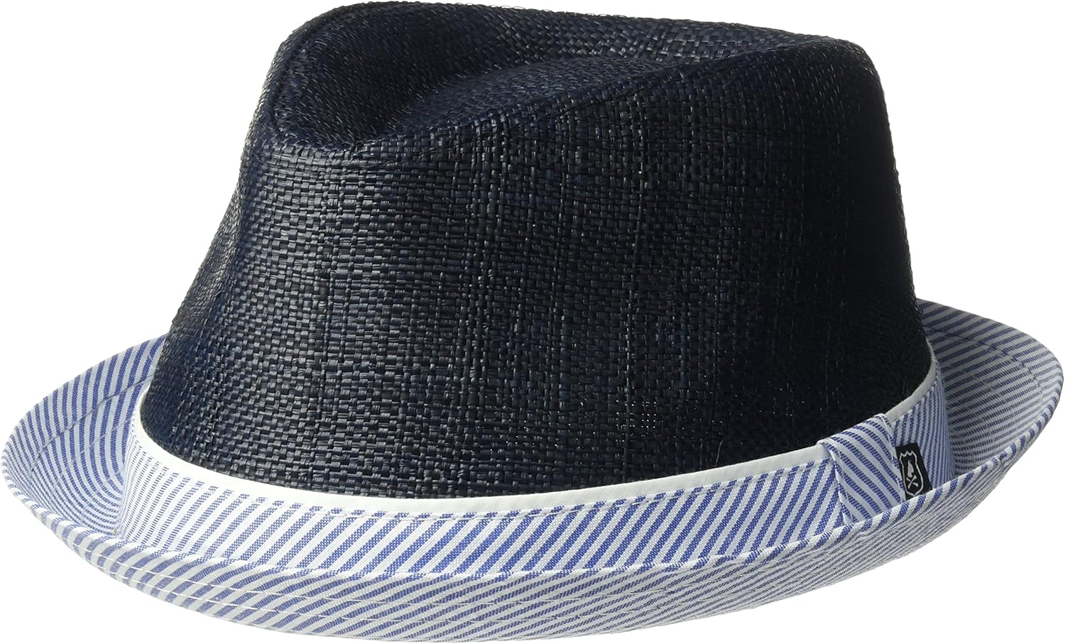 Nick Graham Men's Javier Pinched Front Fedora, Navy, S/M at Amazon Men ...