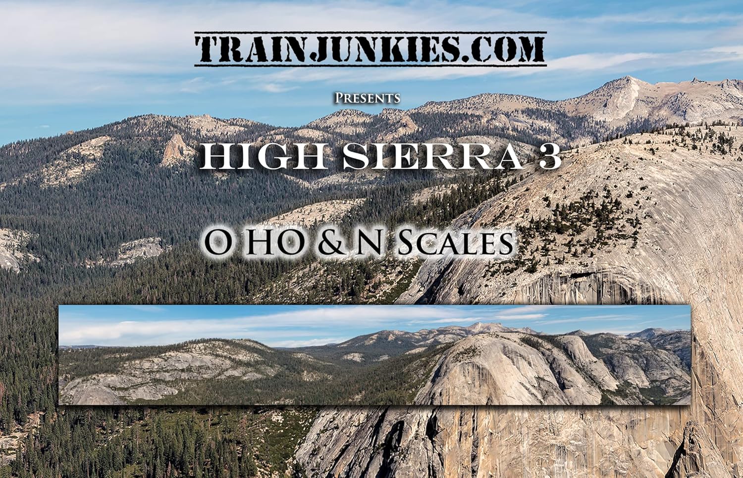 Amazon.com: High Sierra 3 Model Railroad Backdrop (N Scale) : Toys & Games
