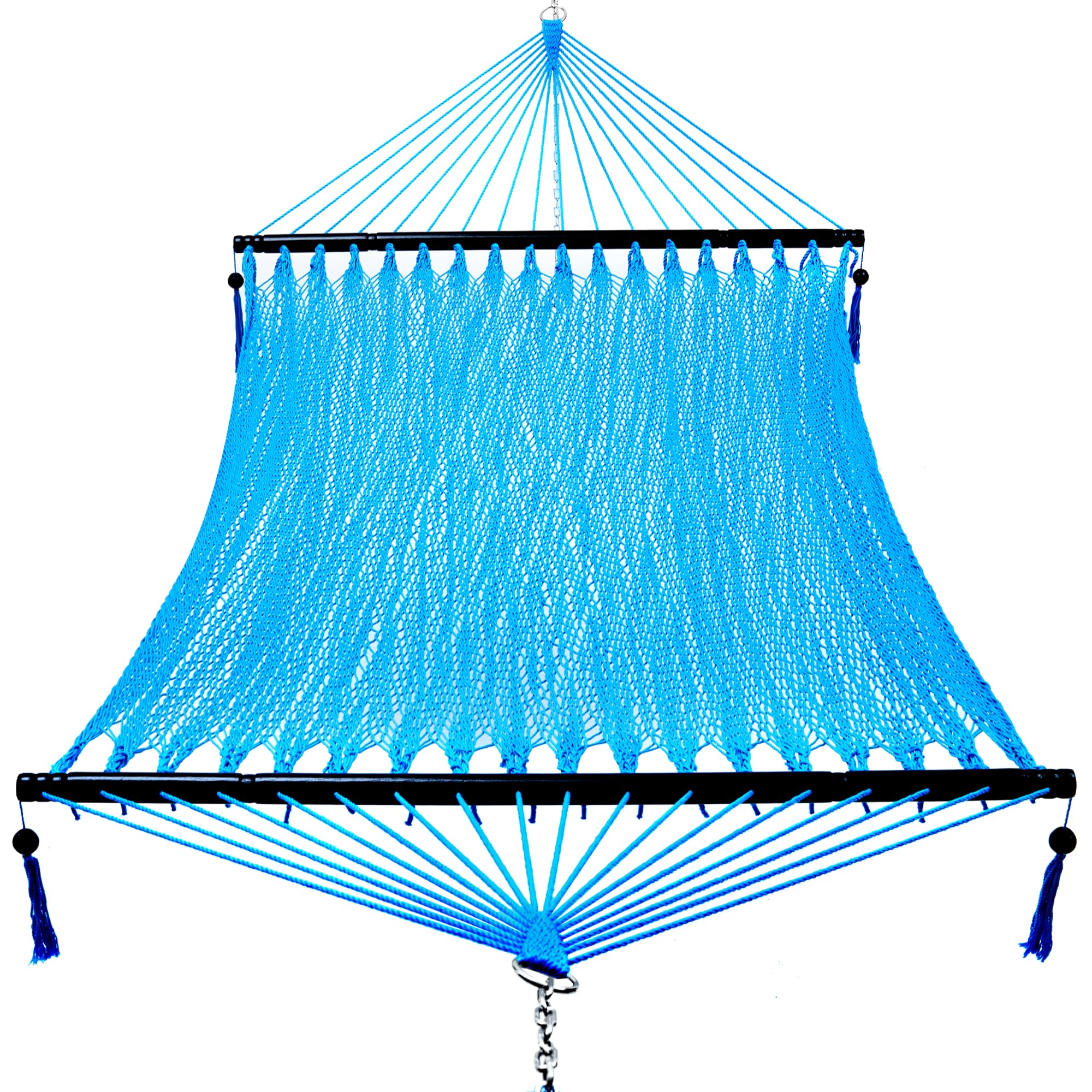 PNAEUT Luxurious Rope Hammocks, Handwoven Double Hammock with Spreader ...