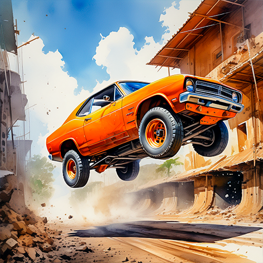 Mega Ramp Car Jumping Stunt Games, Car Crash Games 3D, Crash Driving ...