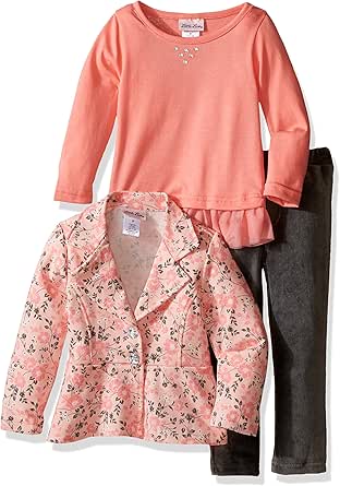 Amazon.com: Little Lass Little Girls' 3 Piece Jacket Set Corduroy ...