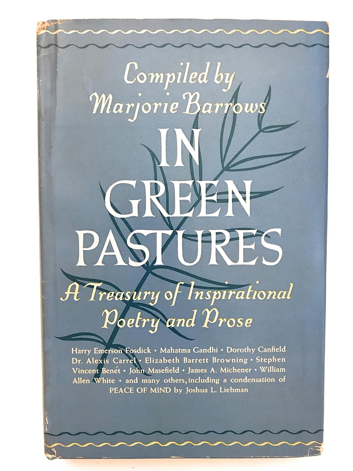 IN GREEN PASTURES: Marjorie Barrows: Amazon.com: Books
