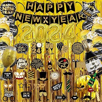 Amazon.com: New Years Eve Party Supplies 2024 , New Years Eve Party ...