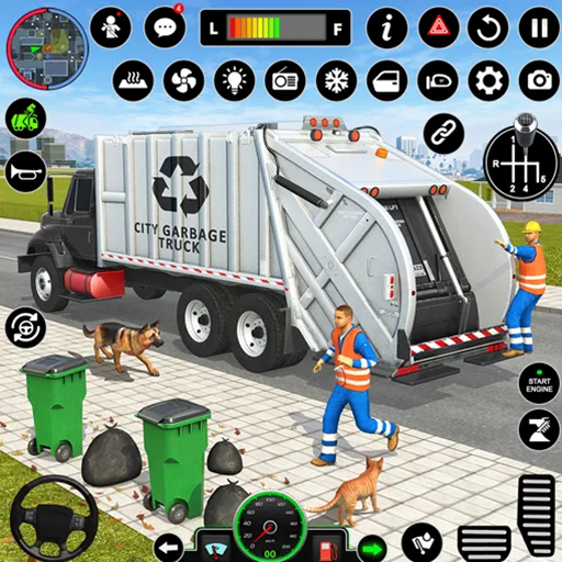 US City Garbage and Road Cleaner Truck Simulator Games City Garbage ...