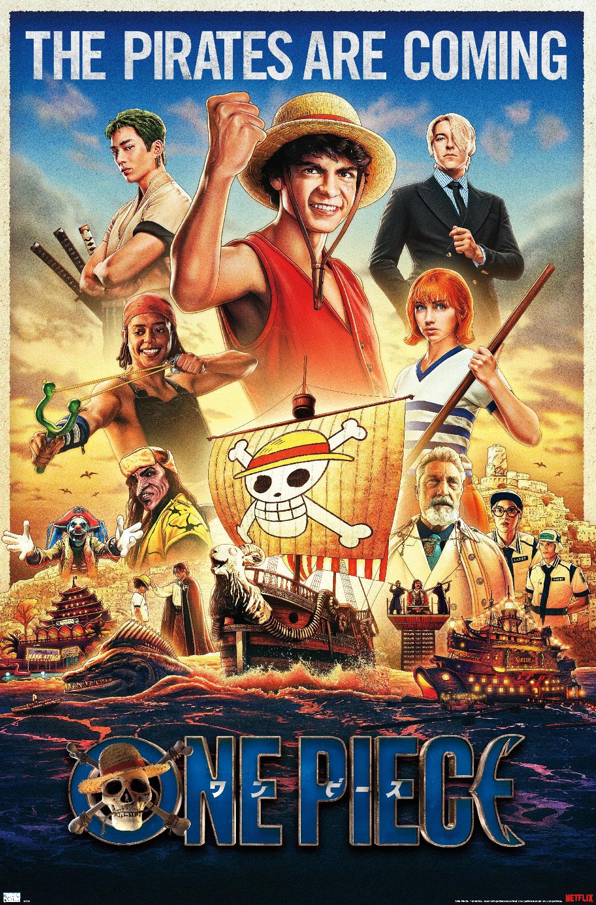 Trends International Netflix One Piece Group One Sheet Wall Poster ...