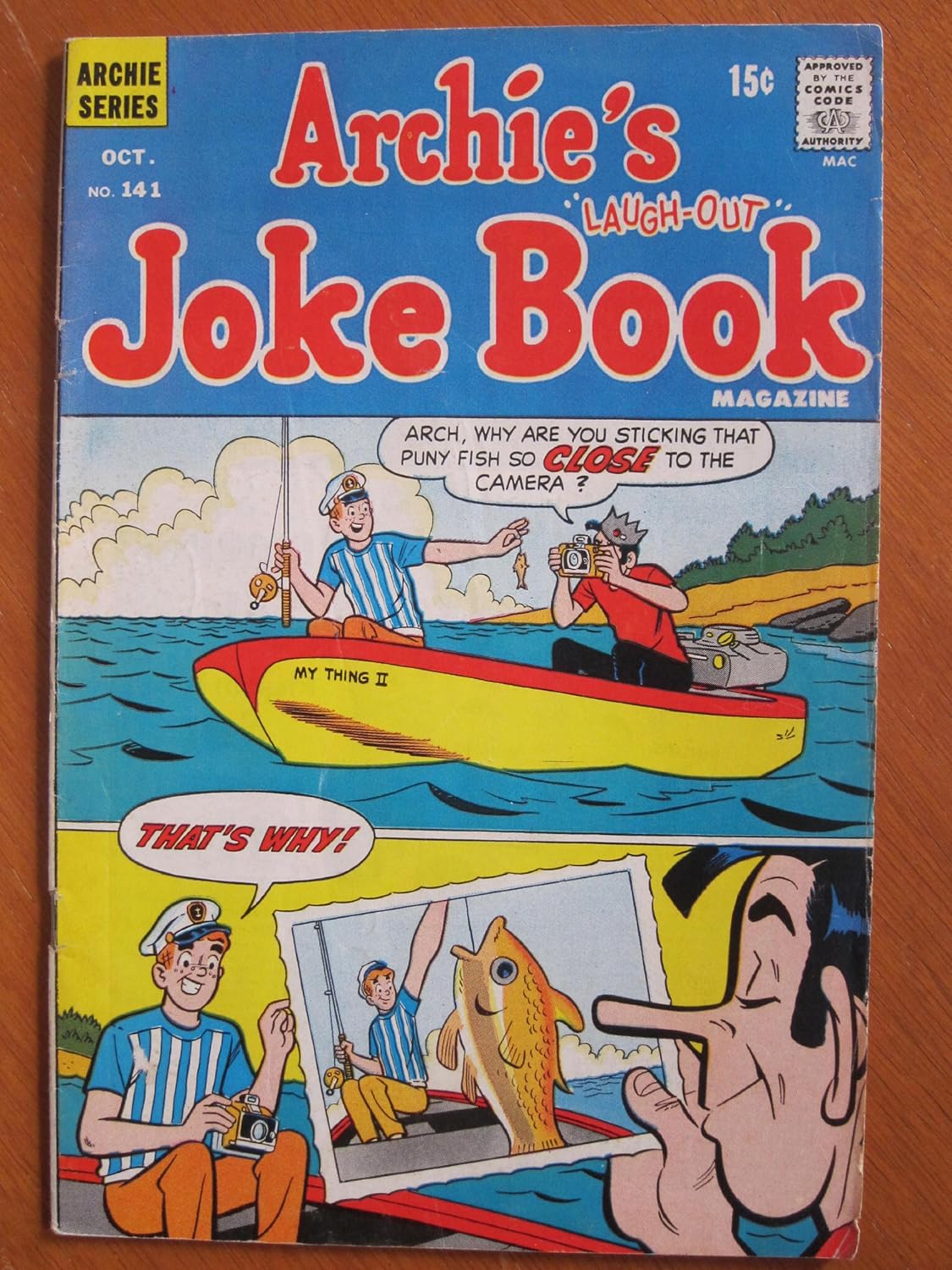Archie's Joke Book #141, Oct. 1969: Archie Comic Publications: Amazon ...