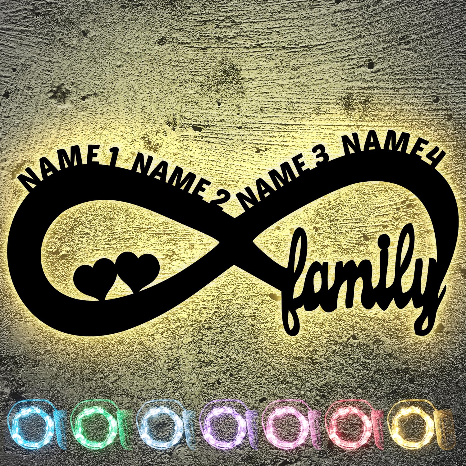 Infinity Family Logo Infinity Family Care Logo Royalty Free Vector