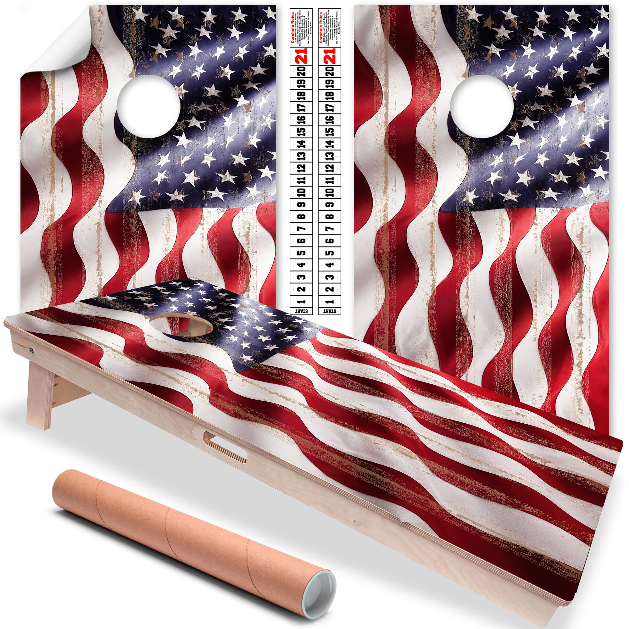 Snapklik.com : Cornhole Board Wraps & Decals Cornhole Wraps For Boards ...