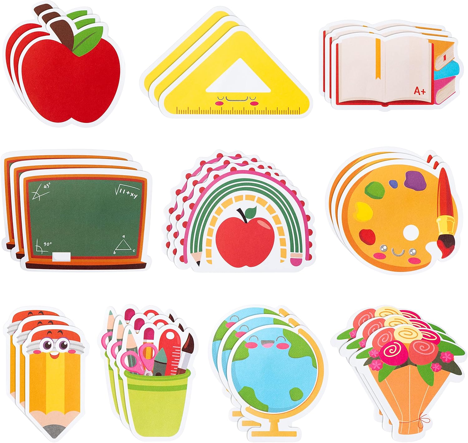 Amazon.com : Xqumoi 30 Pack Teacher Notepads Set Total 600 Sheets, Book ...