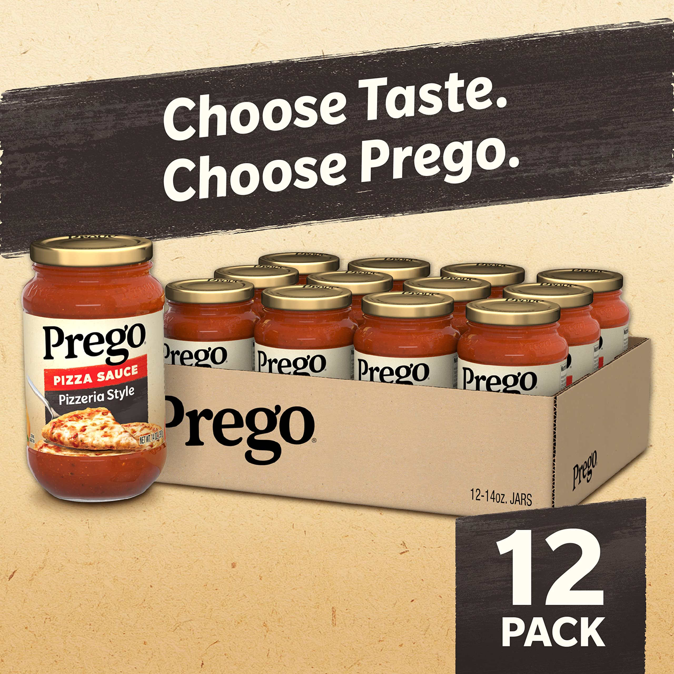 Snapklik.com : Prego Pizzeria Style Pizza Sauce, 14 OZ Jar