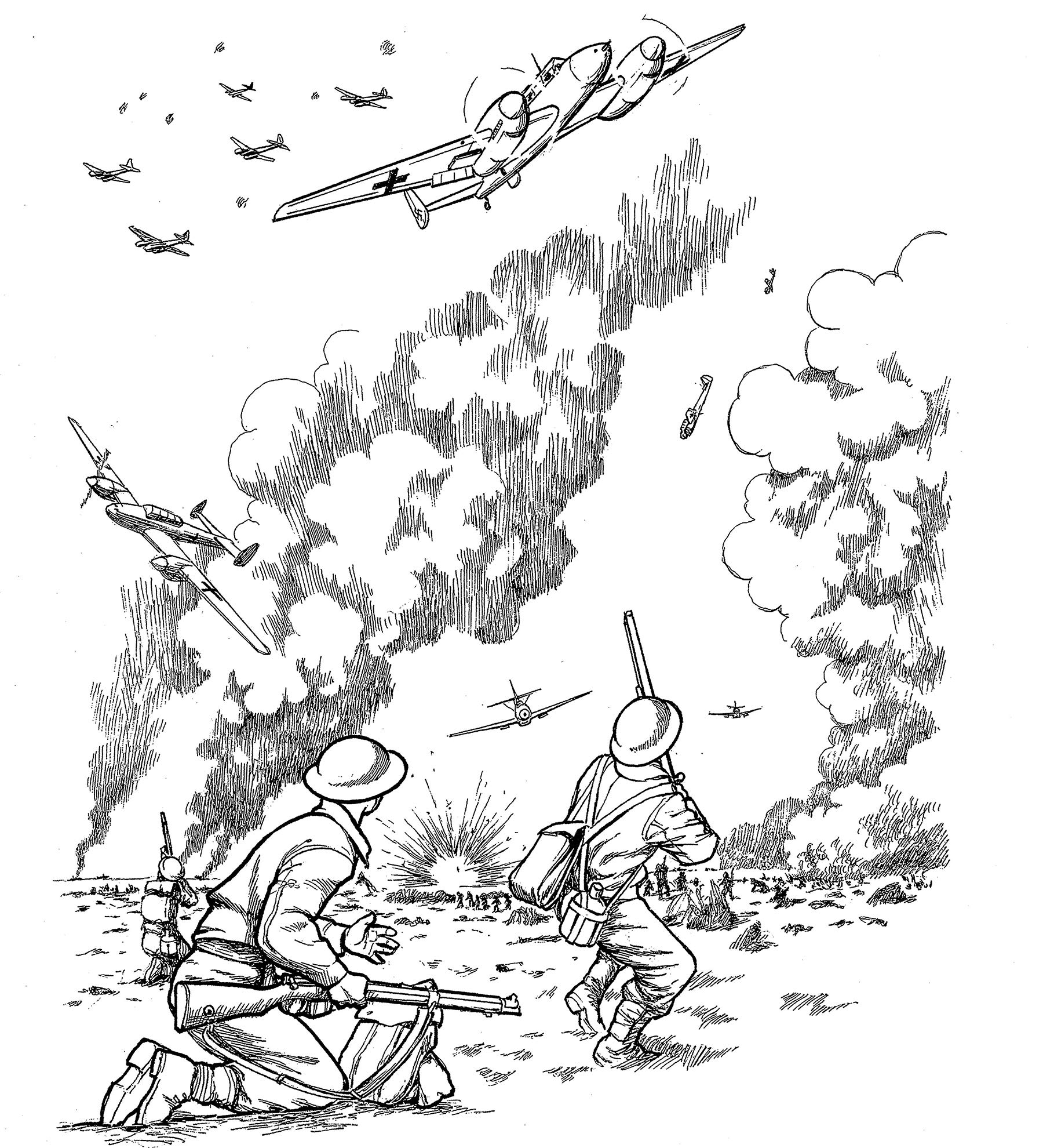 Coloring Pages World War Ii