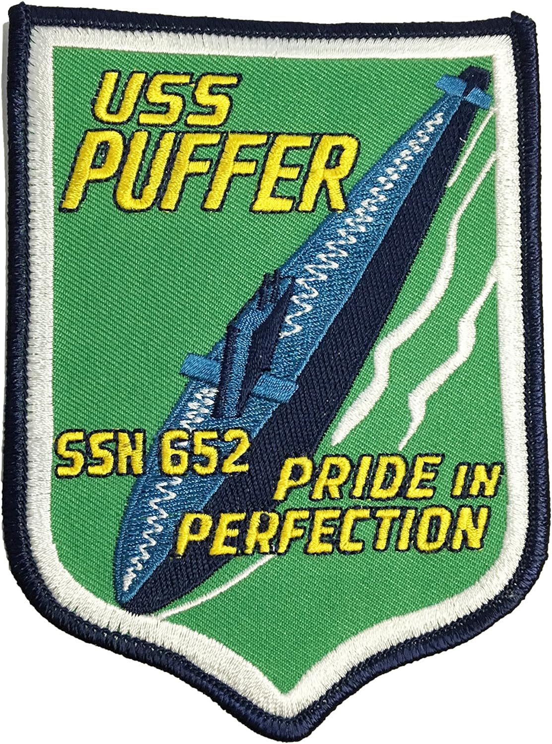 Amazon.com: USS Puffer SSN-652 Patch : Clothing, Shoes & Jewelry