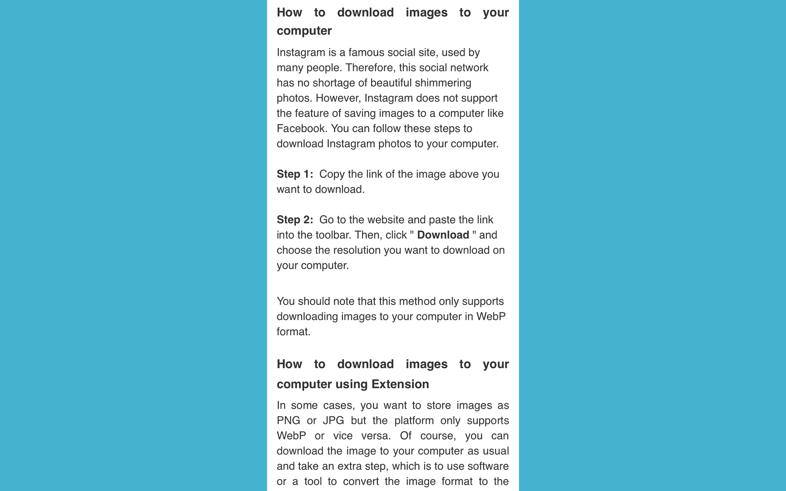 HOW TO DOWNLOAD IMAGES TO YOUR COMPUTER GUIDE - App on the Amazon Appstore