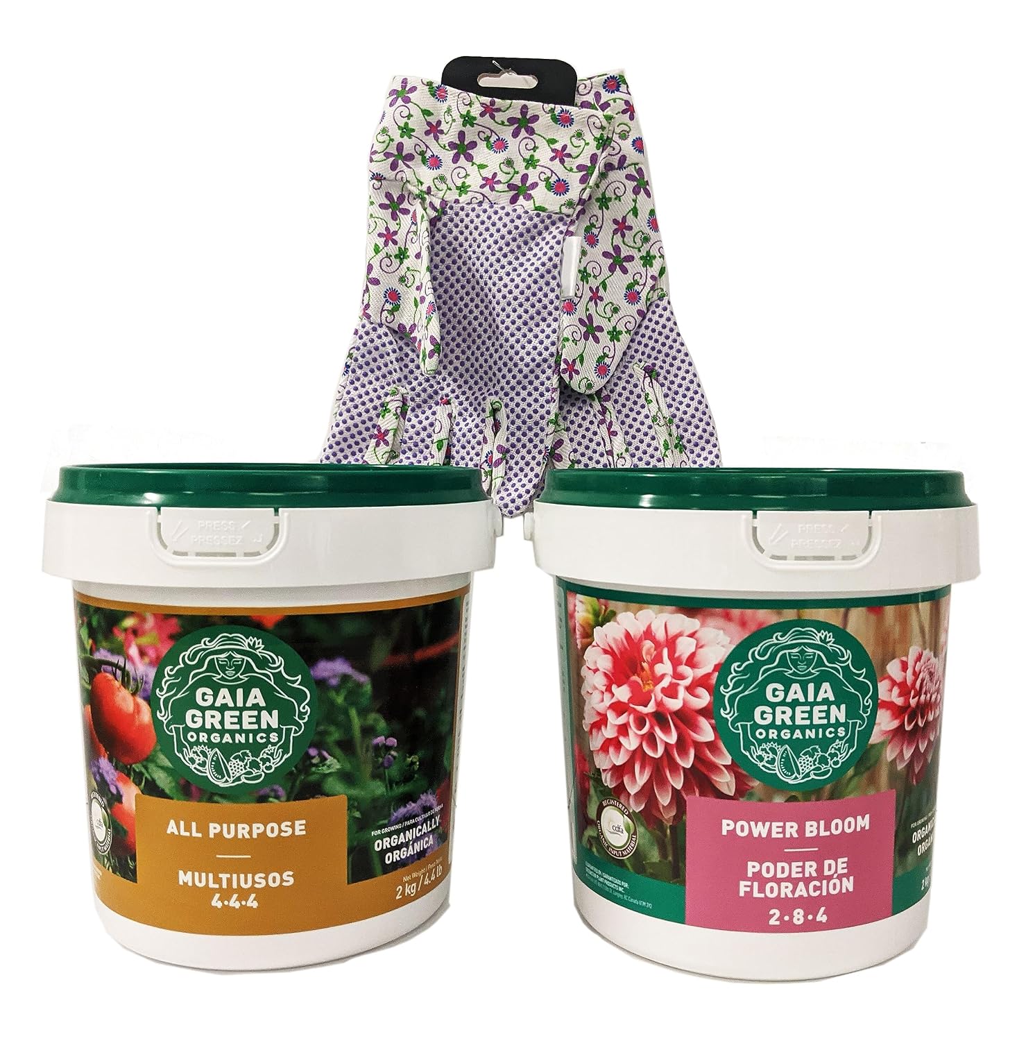 Amazon.com : Gaia Green Bundle - Power Bloom and All Purpose, 2.2kg ...