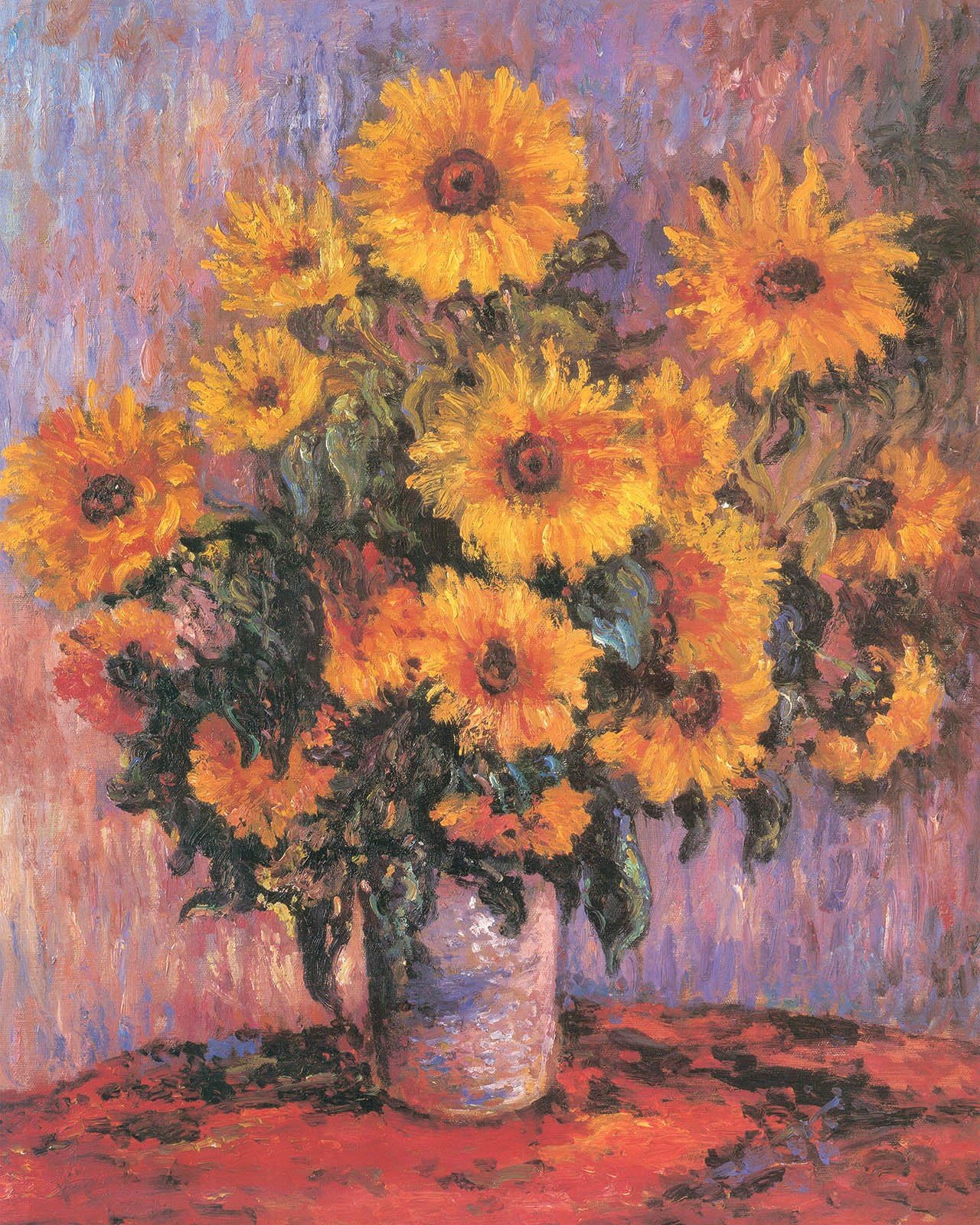 Amazon.com: Claude Monet Sunflowers Wall Decor Art Print Poster (16x20 ...