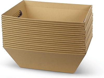 Amazon.com: 6 Pcs Large Basket for Gift Empty 11.8 x 7.5 Inches Sturdy ...